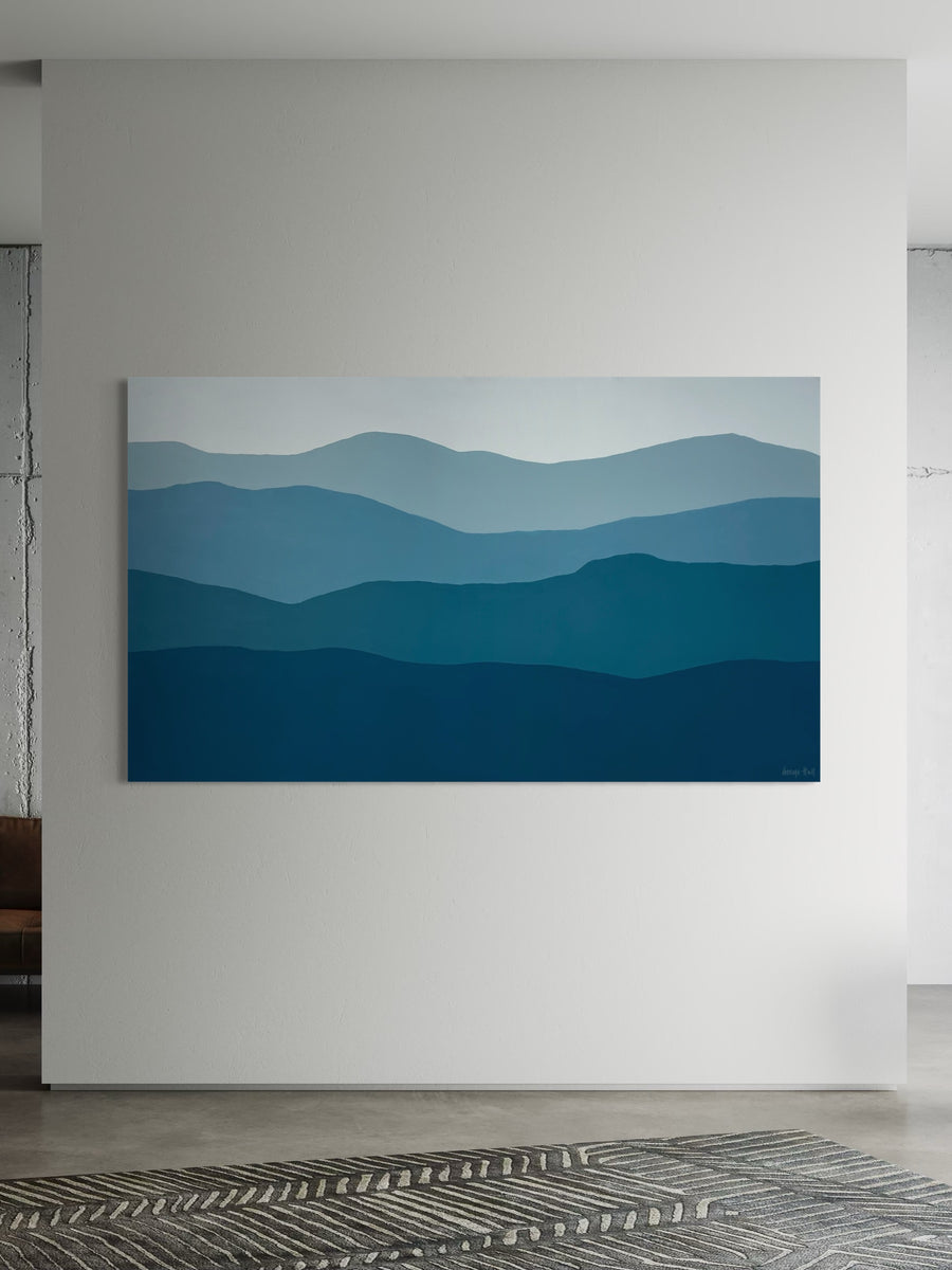Gradual Elevation - 200 x 117cm - acrylic paint on canvas neutral ...
