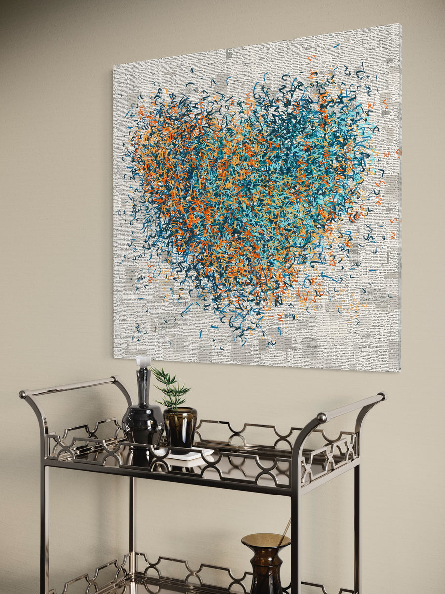 The Willing Optimsit -Ink - 101 x 101cm - Limited Edition Print on ...
