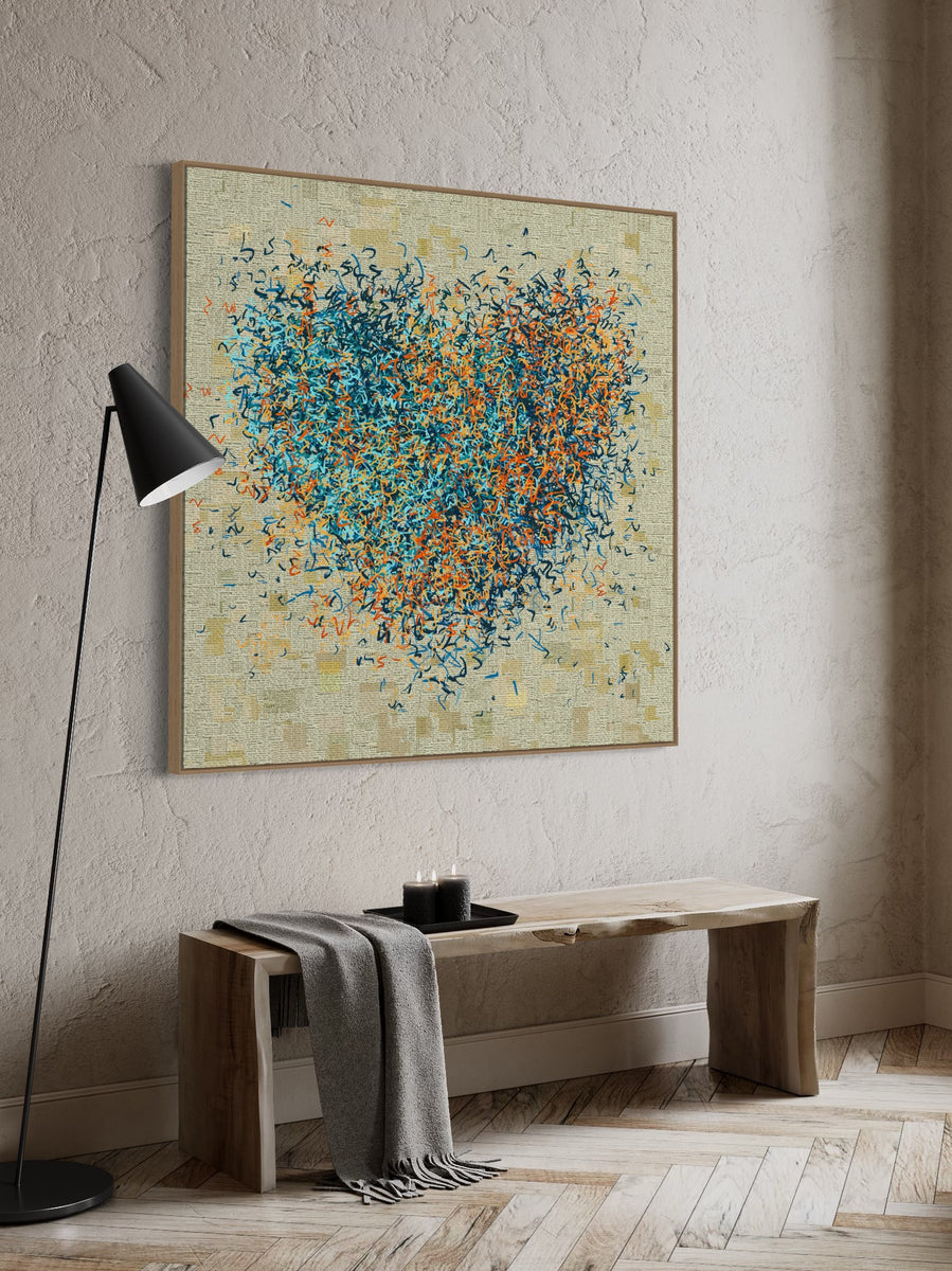 The Willing Optimsit - 125 x 125cm - Limited Edition Print on Canvas ...