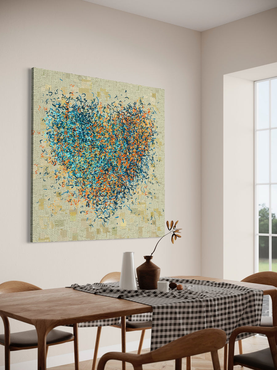The Willing Optimsit - 125 x 125cm - Limited Edition Print on Canvas ...