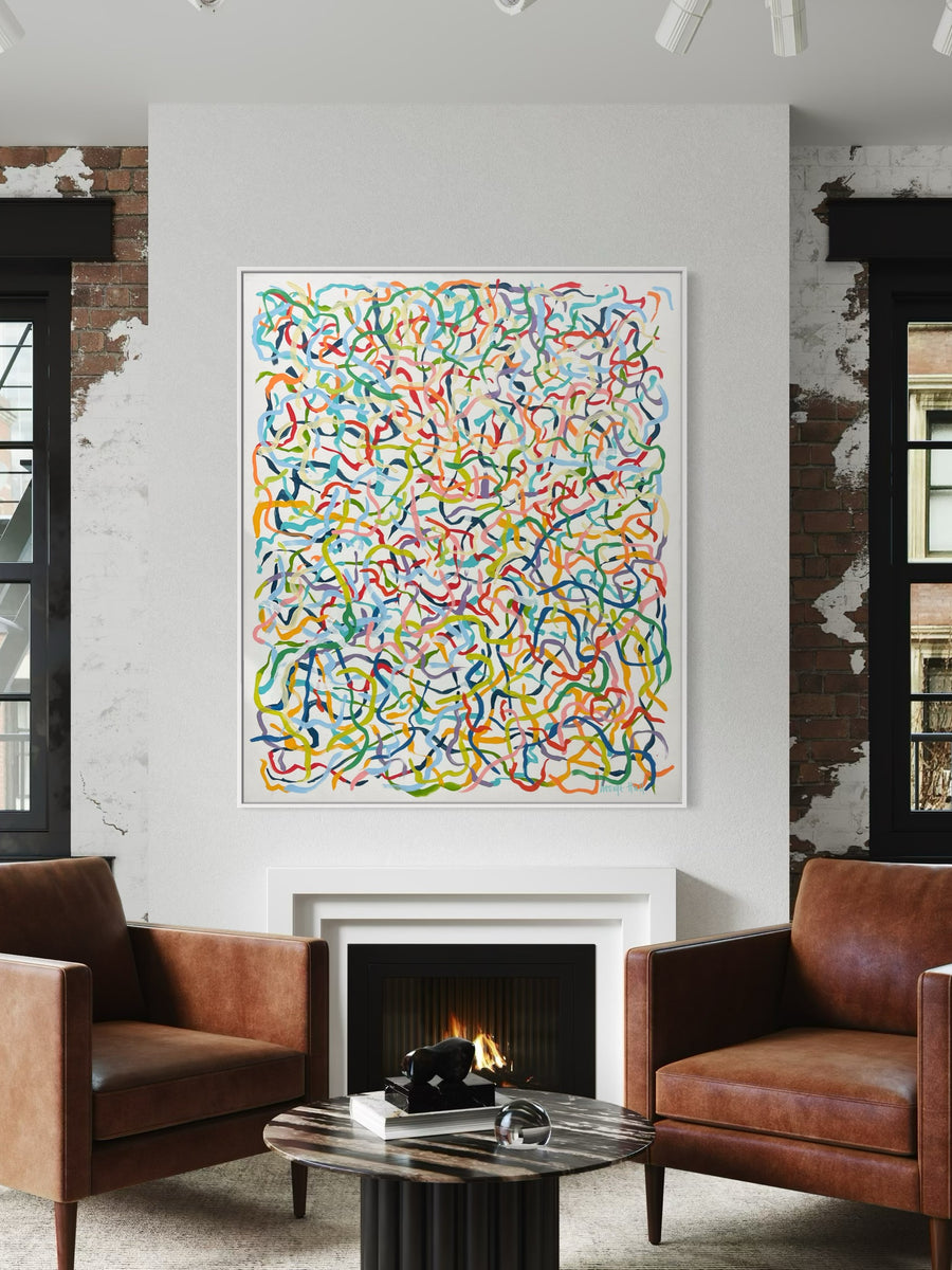 Mystic Current by George Hall, acrylic paint on canvas 122 x ...