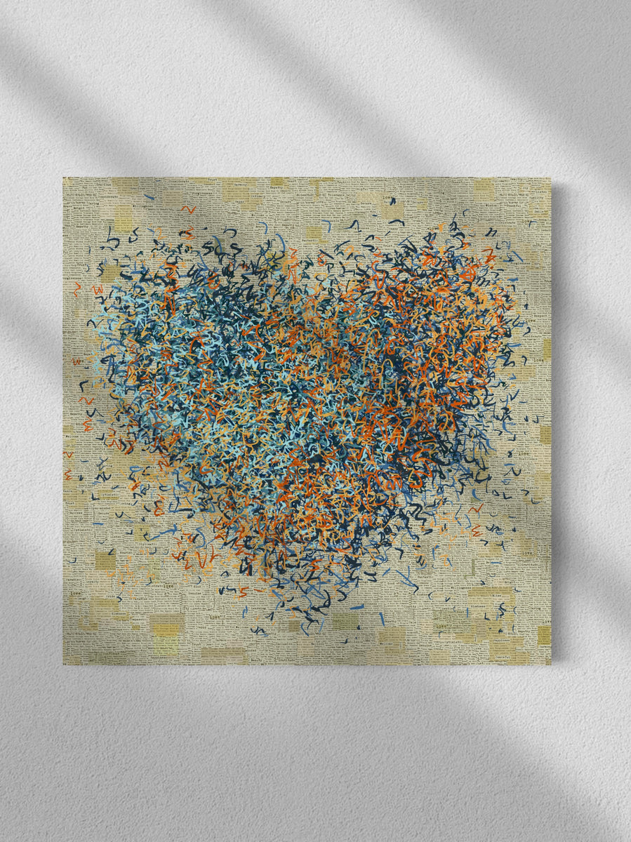 The Willing Optimist - Sepia - 101cm/ 40" squ - Limited Edition Print ...