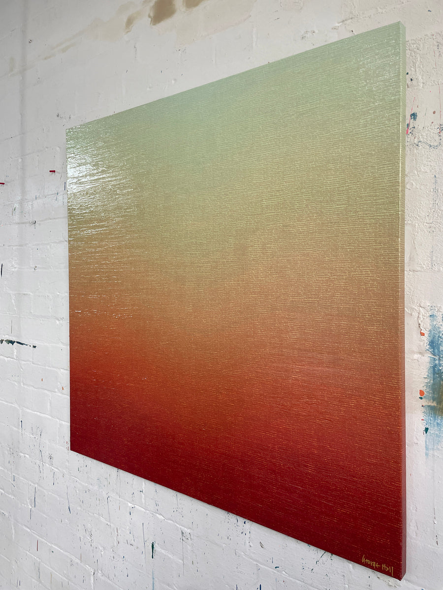 Ambient Day Break - 101 x 101 - mixed media on canvas Original Abstract ...