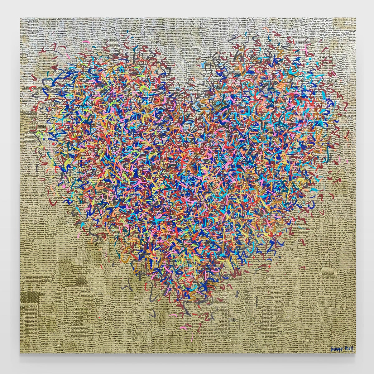 The Glowing Optimist 101 x 101cm Original Abstract Art on canvas ...