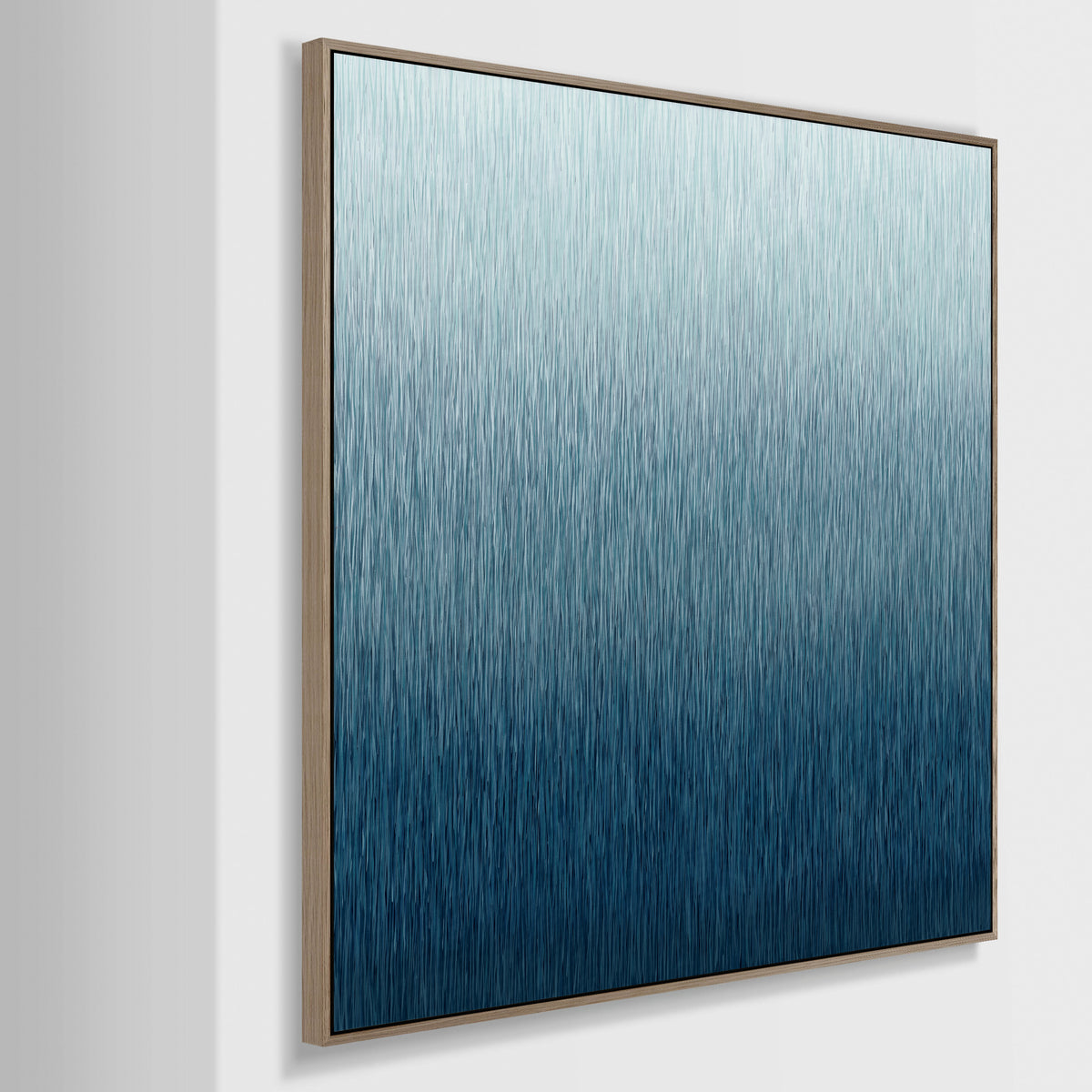 Silent Rain - Limited Edition Print - 101cm squ Blue Calm Art Print on ...