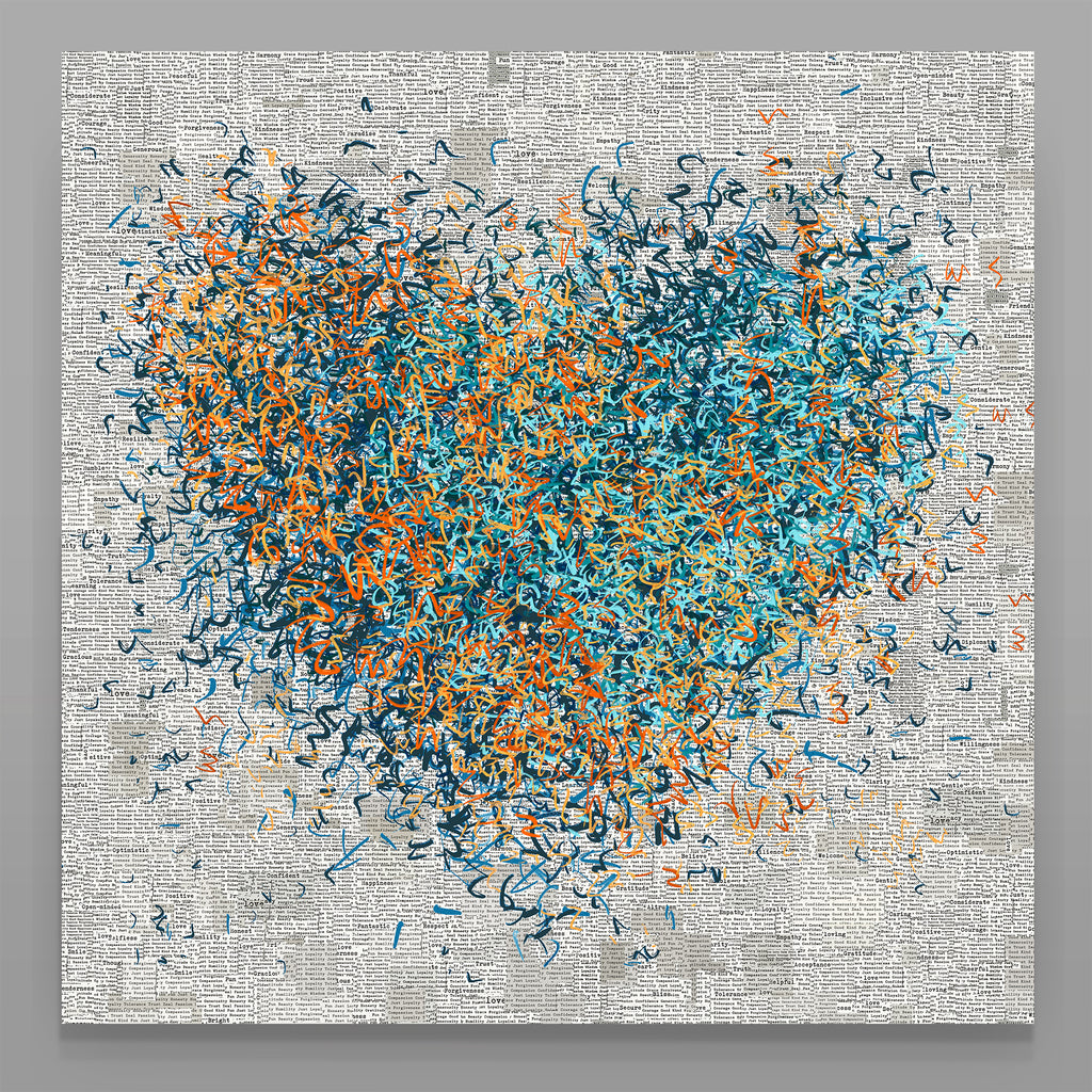 The Willing Optimsit -Ink - 101 x 101cm - Limited Edition Print on ...