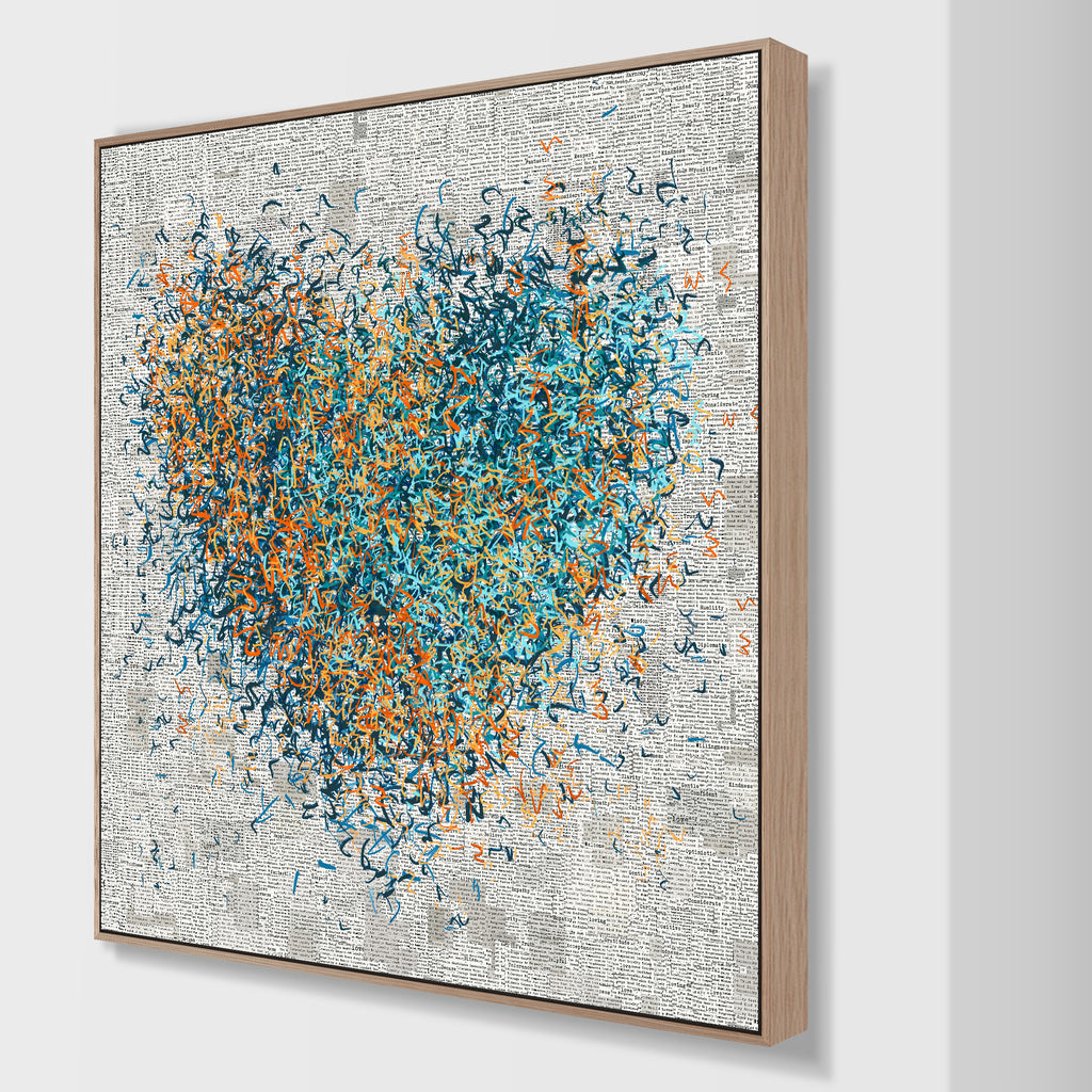 The Willing Optimsit -Ink - 101 x 101cm - Limited Edition Print on ...