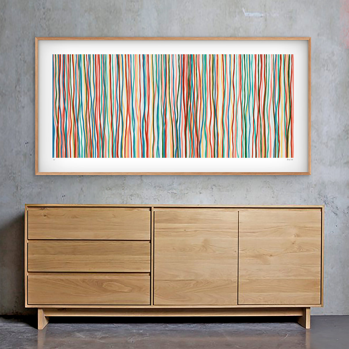 Yarrabee Lands - 149 x 73cm - Tasmanian Oak or White Frame or Unframed ...