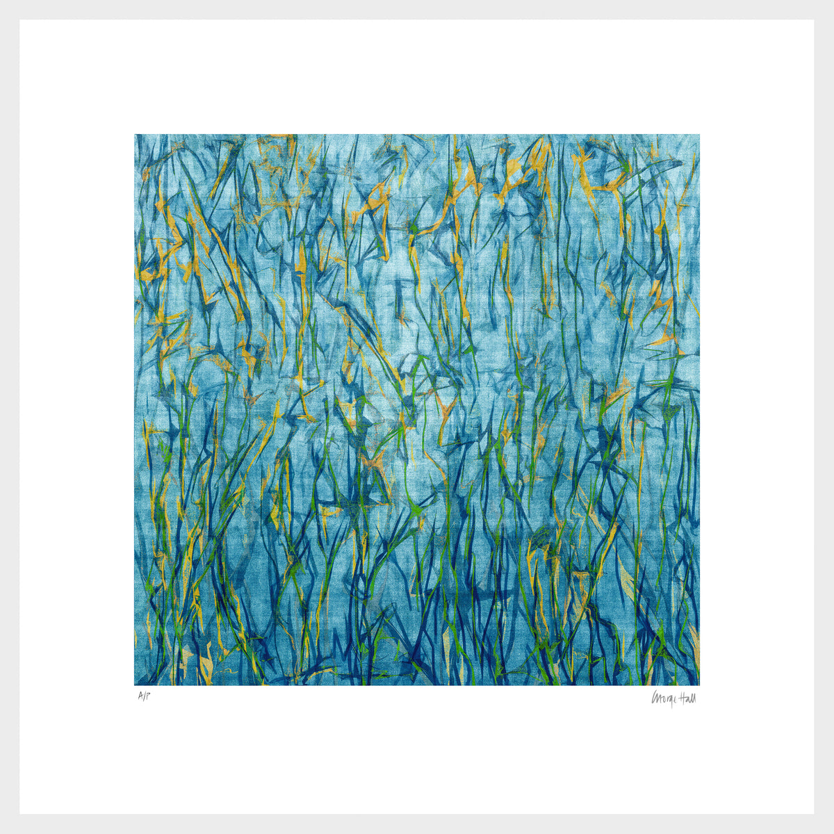 George Hall Art 'Oceans Deep' 52cm square limited edition print set in ...