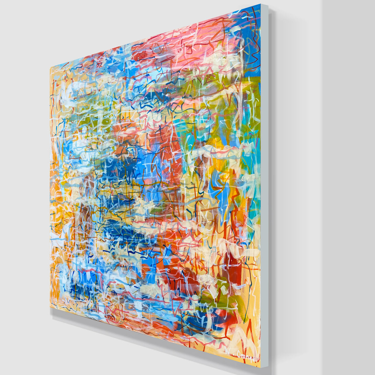 The Rapture - 134 x 134cm - acrylic on canvas – George Hall Art